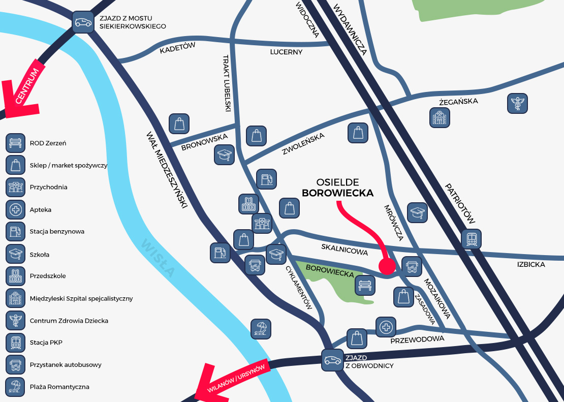 Osiedle-Borowiecka - Segmenty Wawer